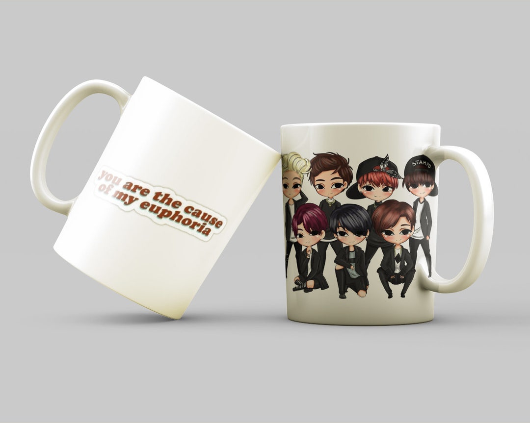 6 Design Mug 11 Ounces BTS, Sublimation BTS, Bts Mug, Bts Mug, Bts Army ...