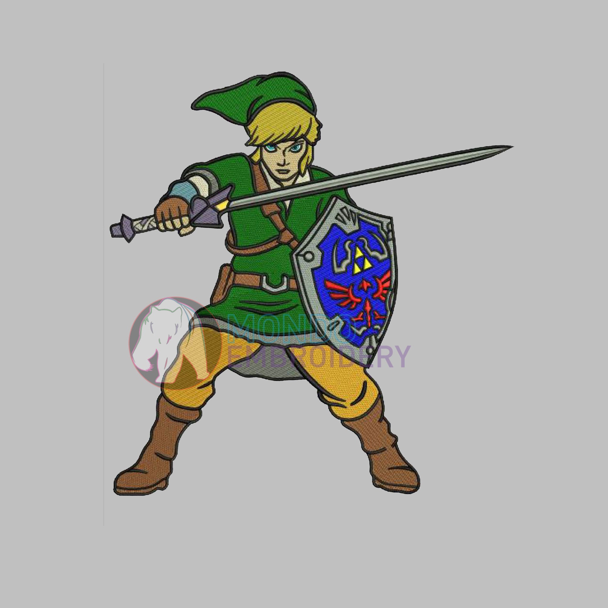Zelda Machine Embroidery Design - Link - Instant Download*** (machine ...