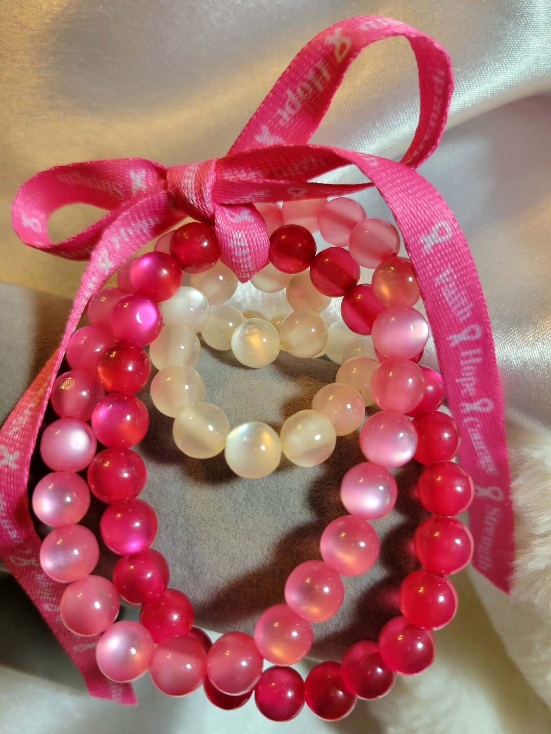 Breast Cancer Awareness Support Bracelets, Cancer Survivor, Emotional ...