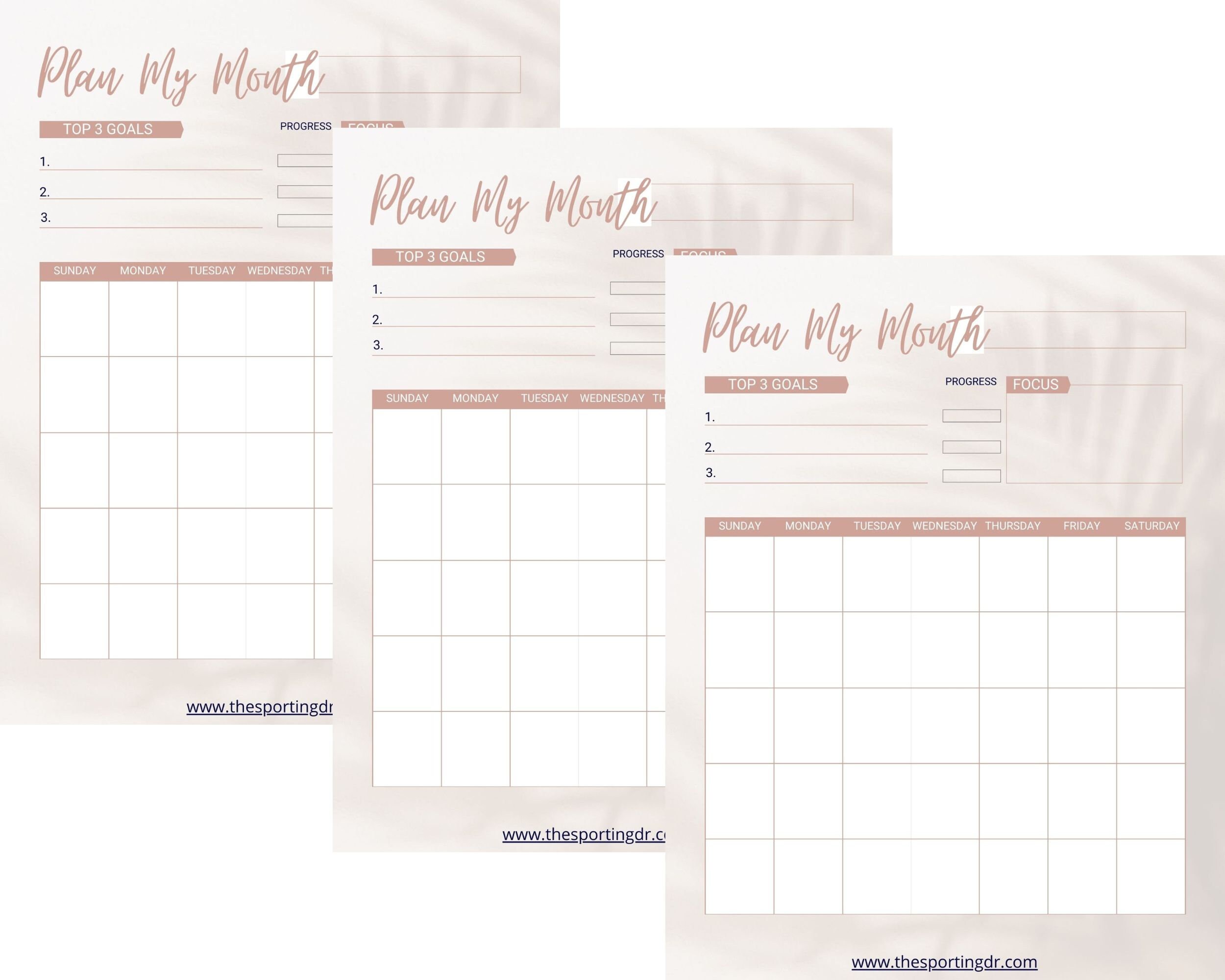 Boho Goals Worksheet and Planner Simple Themed Guide - Etsy