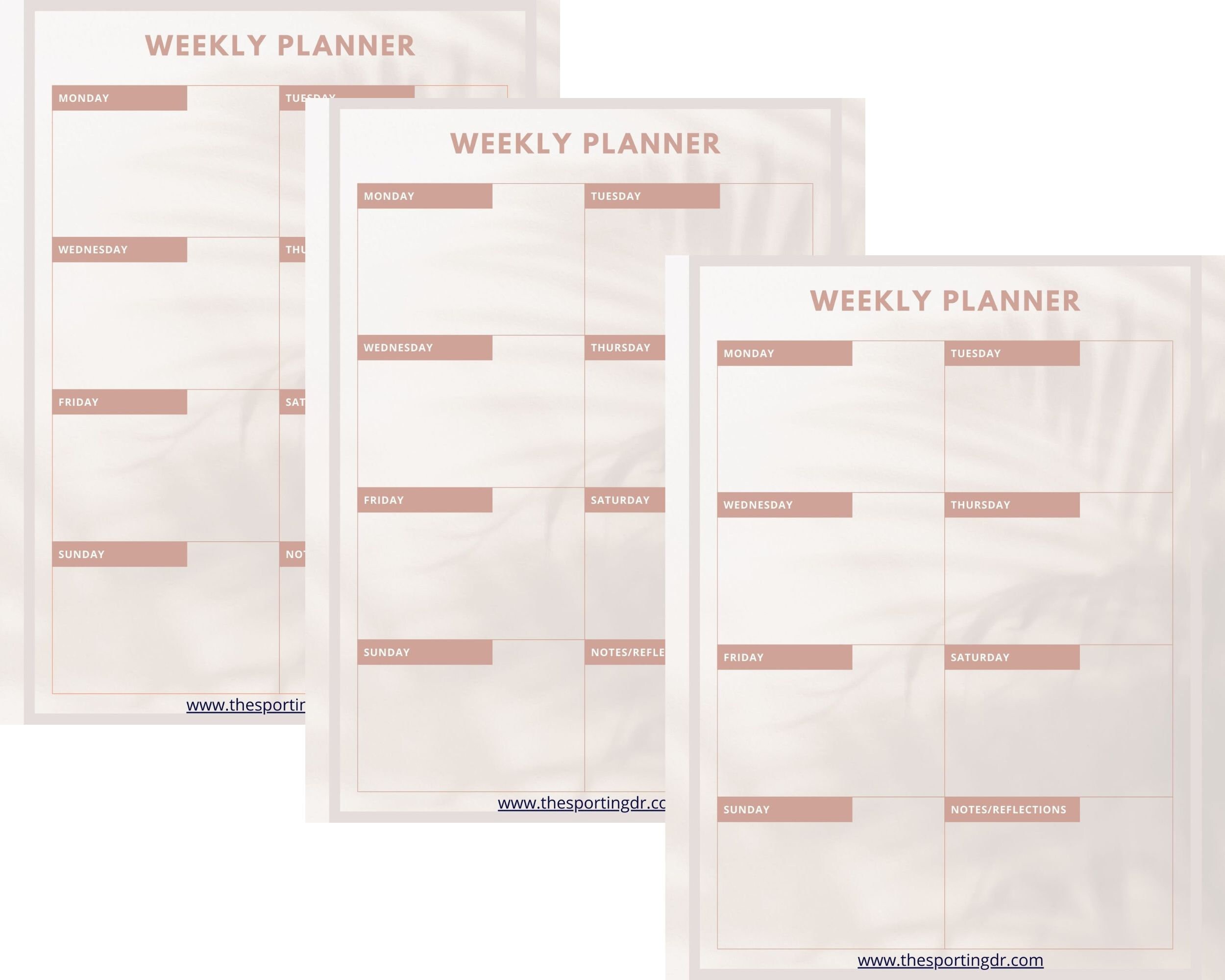 Boho Goals Worksheet and Planner Simple Themed Guide Reusable Printable ...