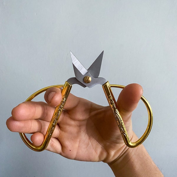 Gold Scissors - Etsy