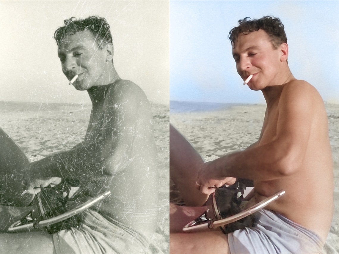 Restore Old Picture Restoration Fix Vintage Photo Black & White Photo ...