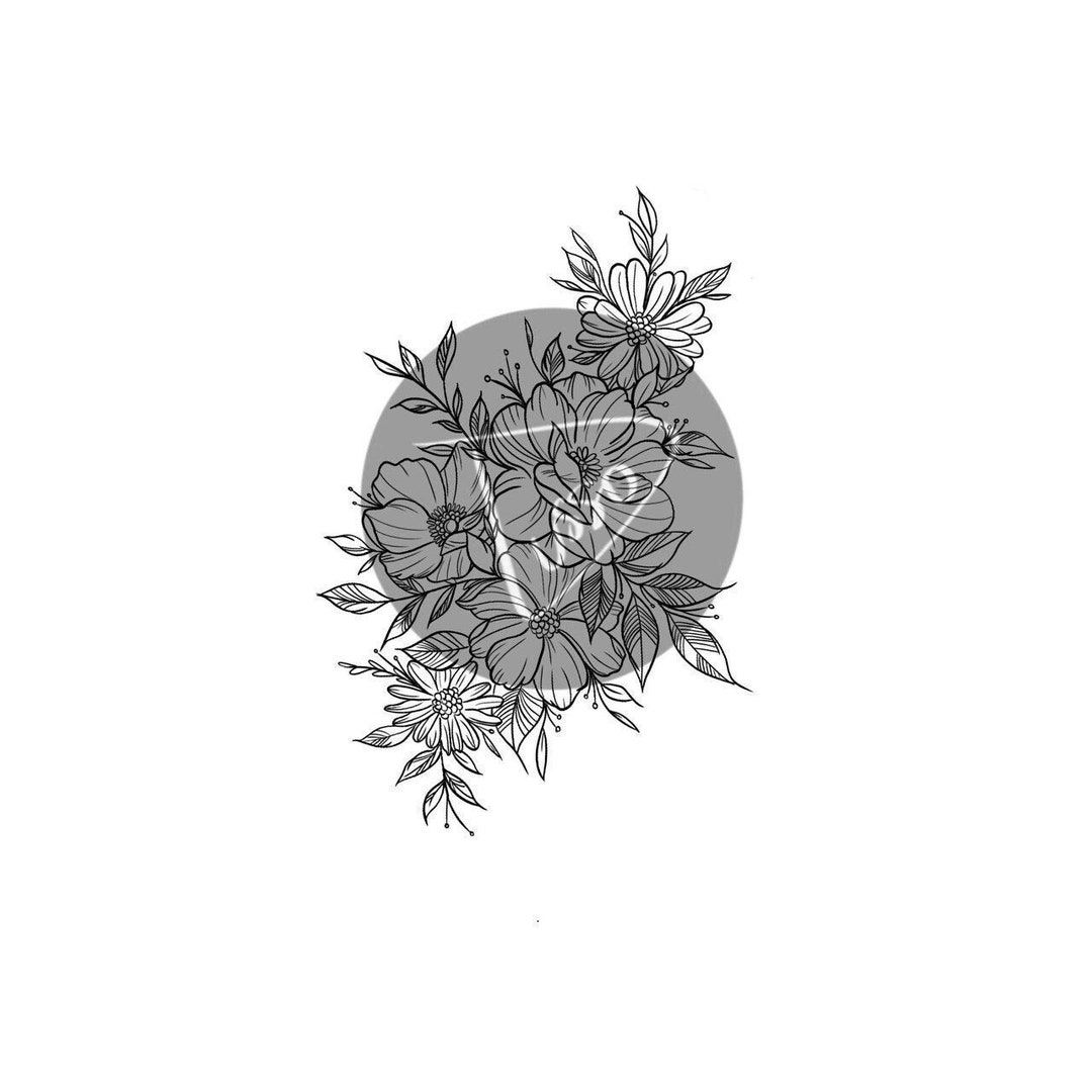 Floral Forearm | Tattoo Design for Women | Tattoo Drawing Stencil ...