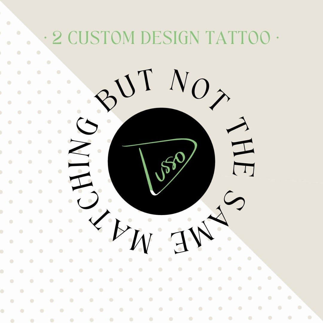 MATCHING Custom Tattoo Design for You and Your Other Half | Tattoo ...