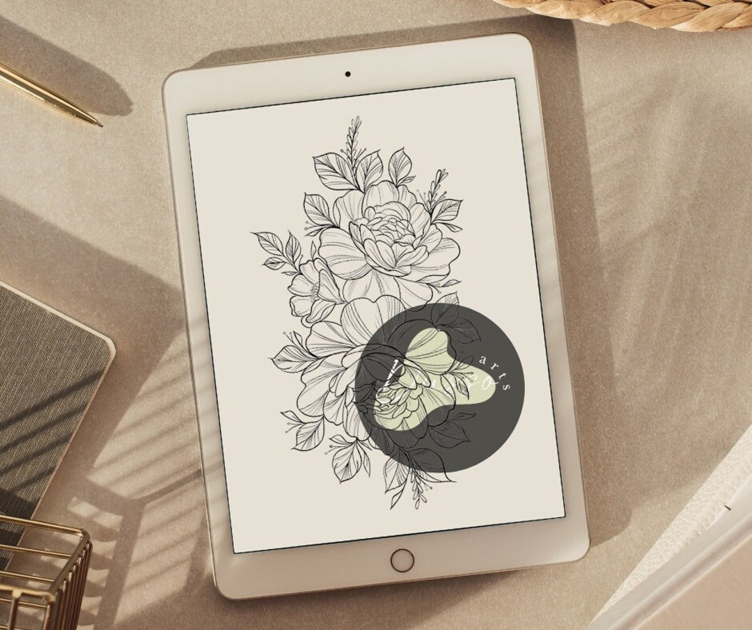 Floral Forearm Tattoo Piece | Tattoo Design for Women | Tattoo Drawing ...