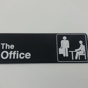 The Office TV Show Sign for Door or Wall | 3D Printed Sign From Tv Show ...