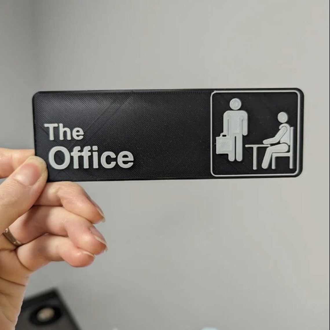 The Office TV Show Sign for Door or Wall | 3D Printed Sign From Tv Show ...