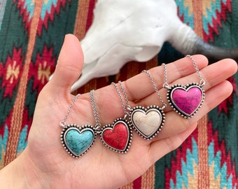 Turquoise Heart | Etsy