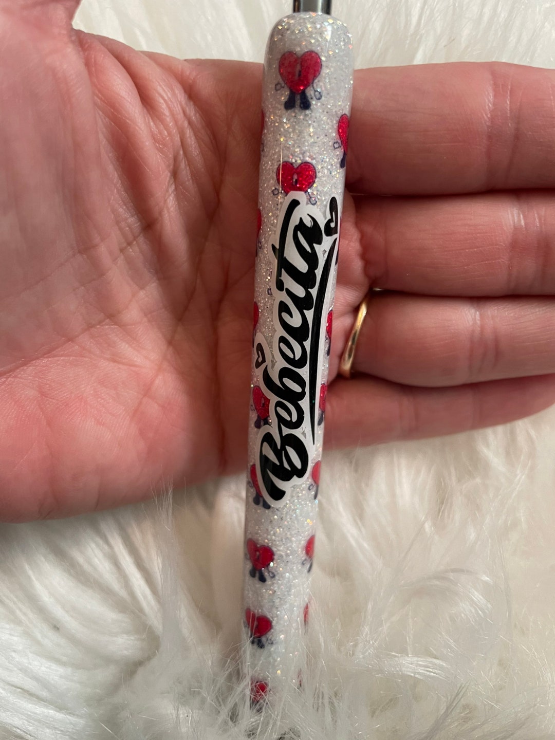 Bad Bunny Pen Custom Pen Gel Pen Handmade Pen Personalized Pen Bunny ...