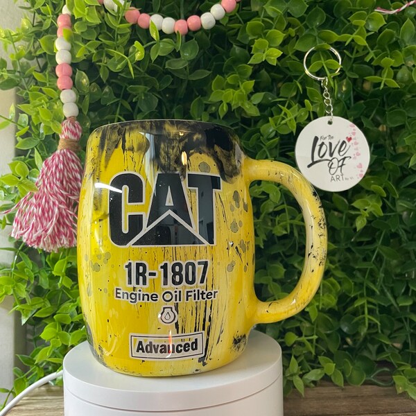 Cat Oil Filter Tumbler - Etsy