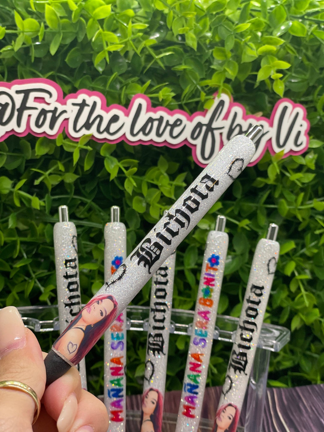 Karol G Karol G Pen Epoxy Pen Bebesita Bichota Bichota Pen Refillable Pen Personalized Pen ...