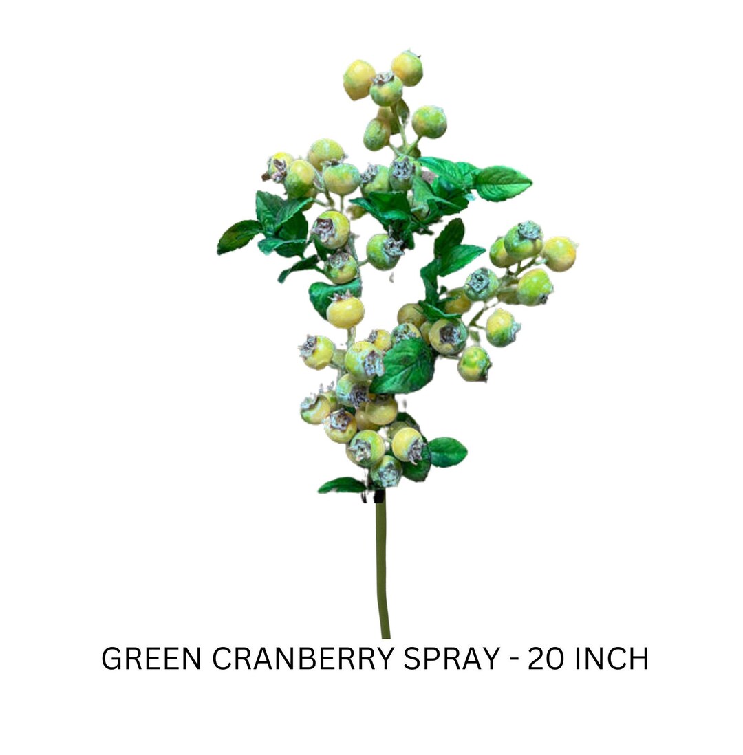 Artificial Green Cranberry Spray, Floral Arrangement Supplies - Etsy