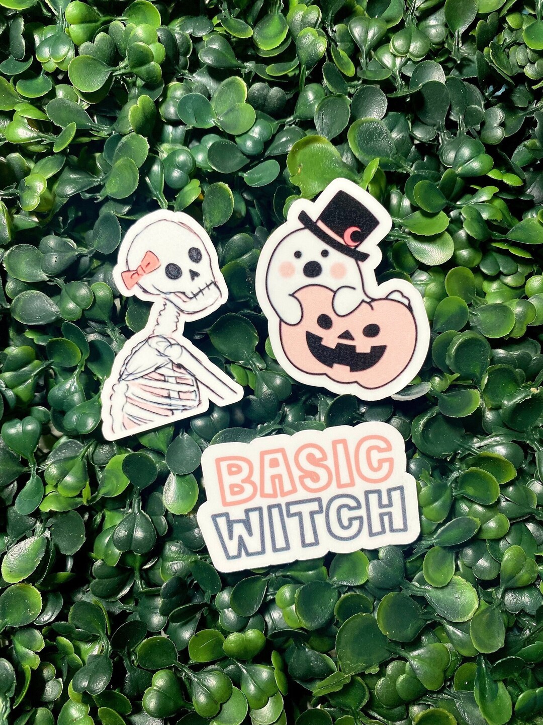 Halloween Sticker Pack Halloween Basic Witch Sticker - Etsy