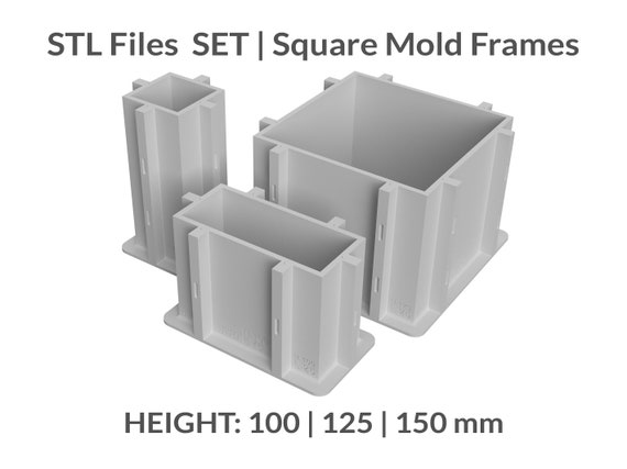 3D Files mold Master Box STL Pack for Silicone Mold Makers | Etsy