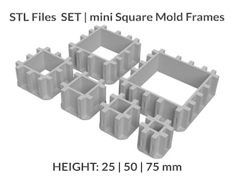 3D Files mold Master Cylinder Box STL Pack for Silicone Mold Makers ...