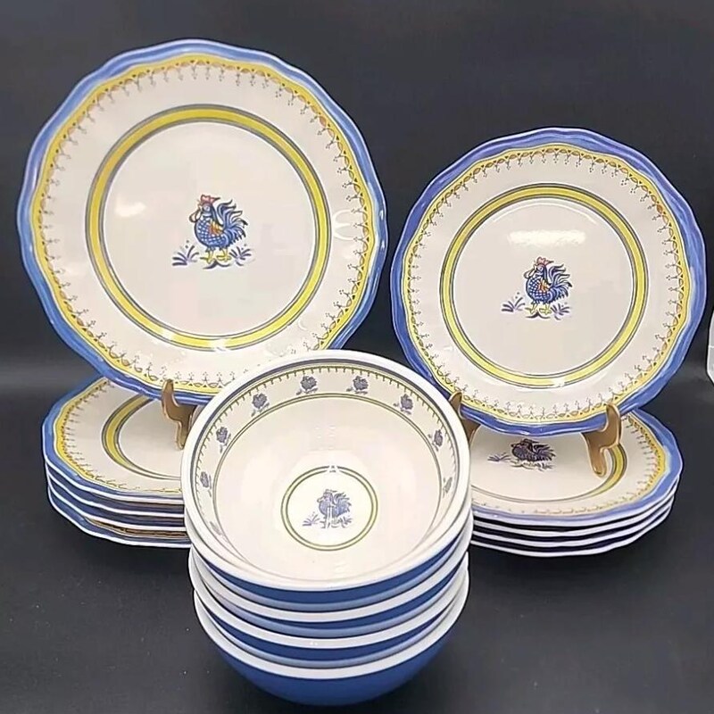 Rooster Dinnerware - Etsy