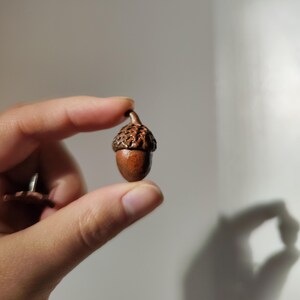 Acorn and Oak Leaf Pin Sets, Brown Brooch Pin, Leaf Brooch, Handmade ...