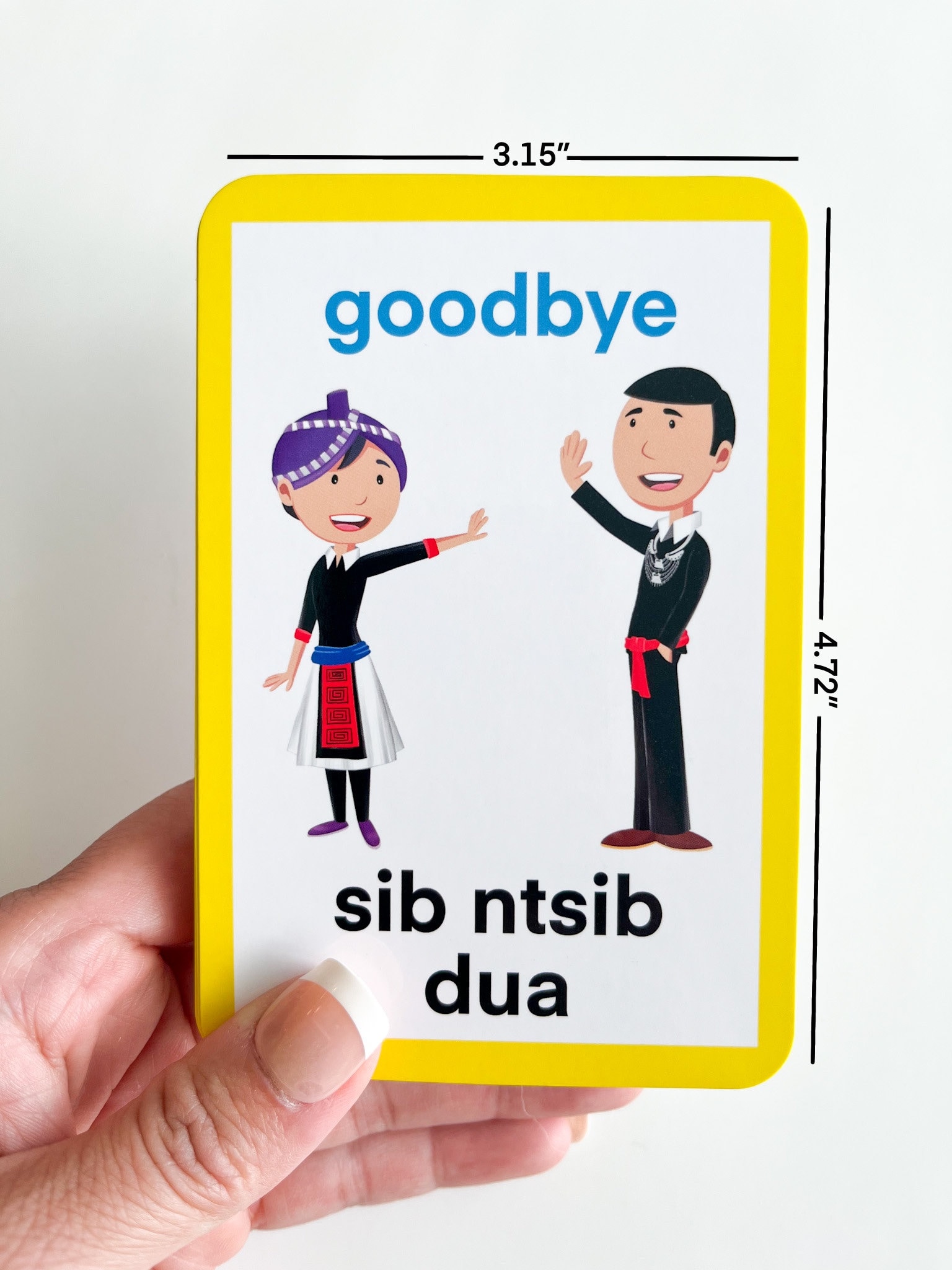 Hmong Flash Cards - English Hmong First Words Flash Cards Set - Etsy