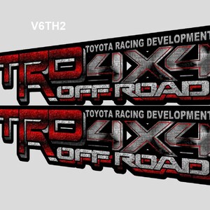 TRD off Road 4X4 Decals Stickers Tundra Tacoma Truck Bed Side - Etsy