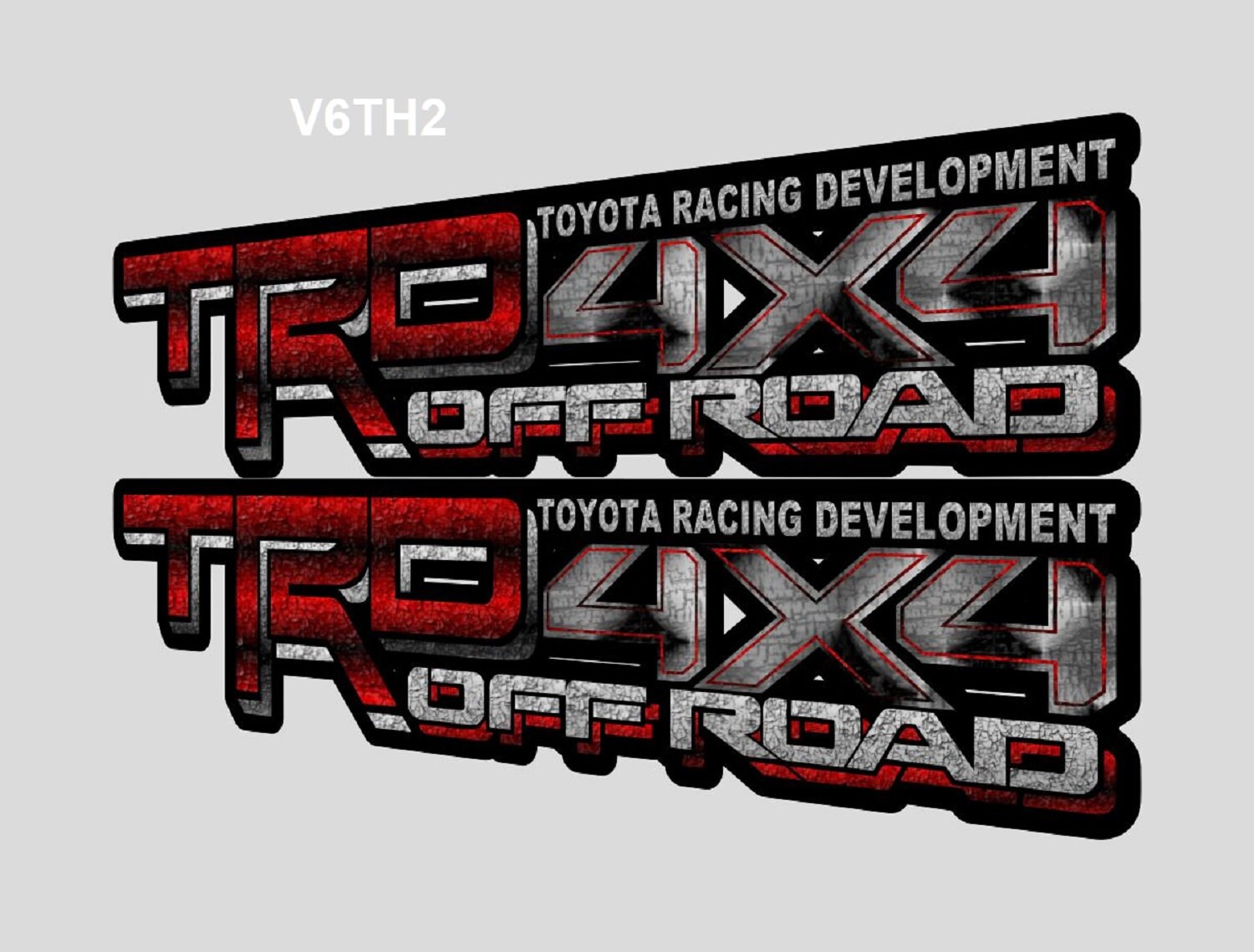 TRD off Road 4X4 Decals Stickers Tundra Tacoma Truck Bed Side ...