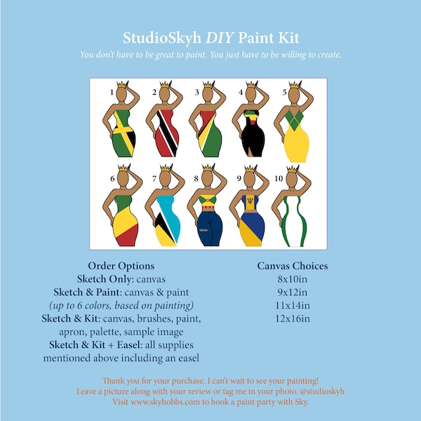 Paint Night Kits - Etsy