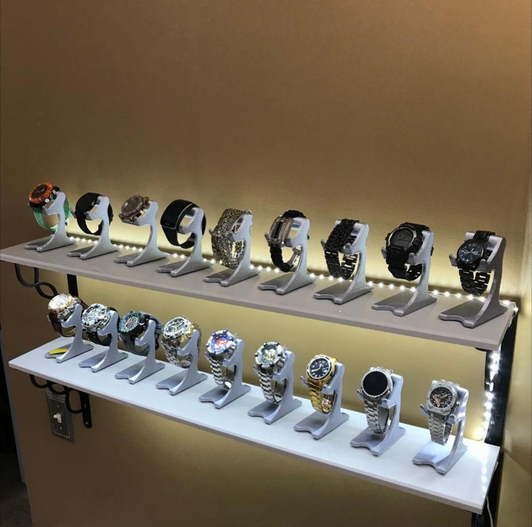 Wall Mounted Watch Stand - Etsy