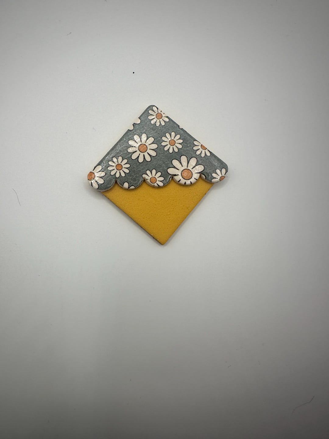 Blue Flower Corner Bookmark - Etsy