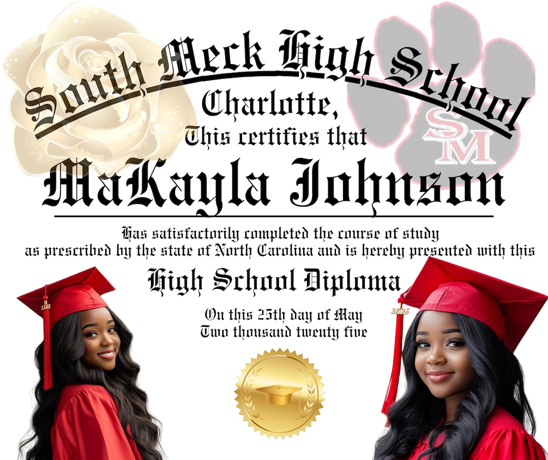 Graduation 2025 High School Diploma Blanket Template | Canva Editable ...