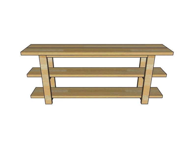 Simple Console Table Plan / Console Table / Console Table Plan ...
