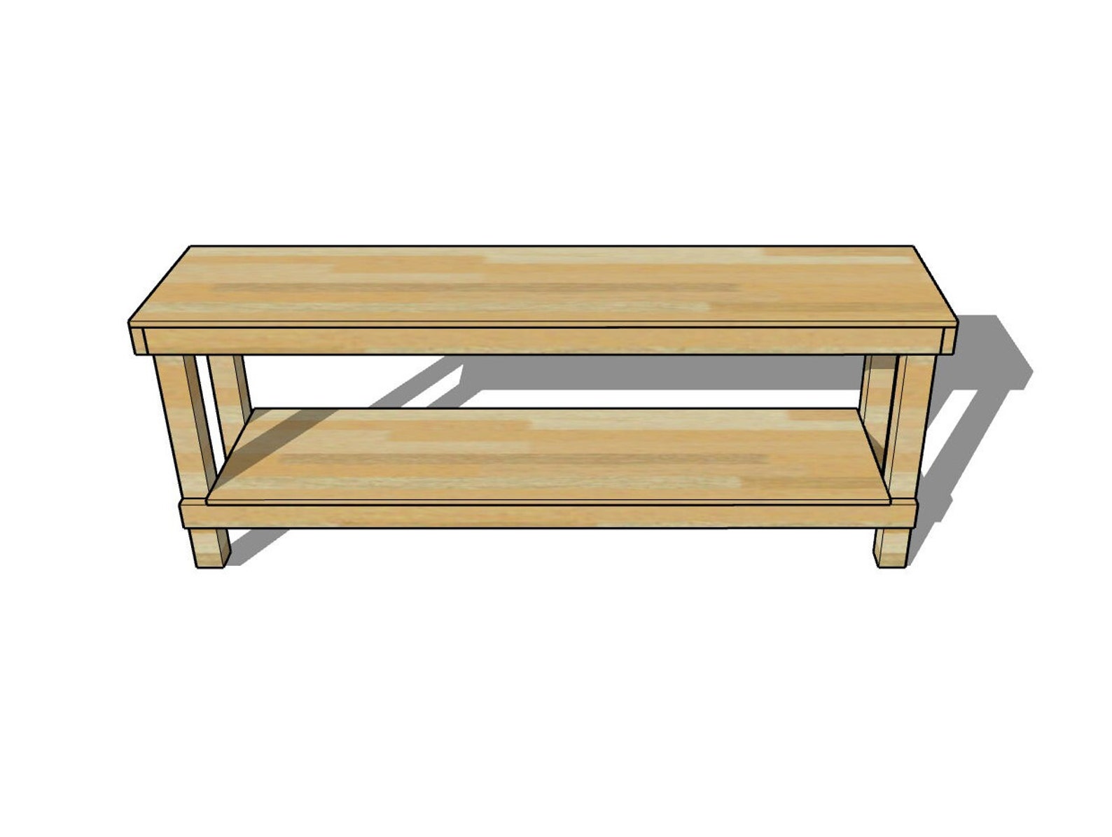 Simple DIY Beginner Workbench Plan / Digital Plans / Woodworking Plans ...