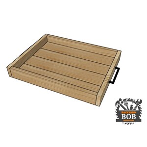 Simple DIY Serving Tray Plan / Digital Plans / Woodworking Plans ...
