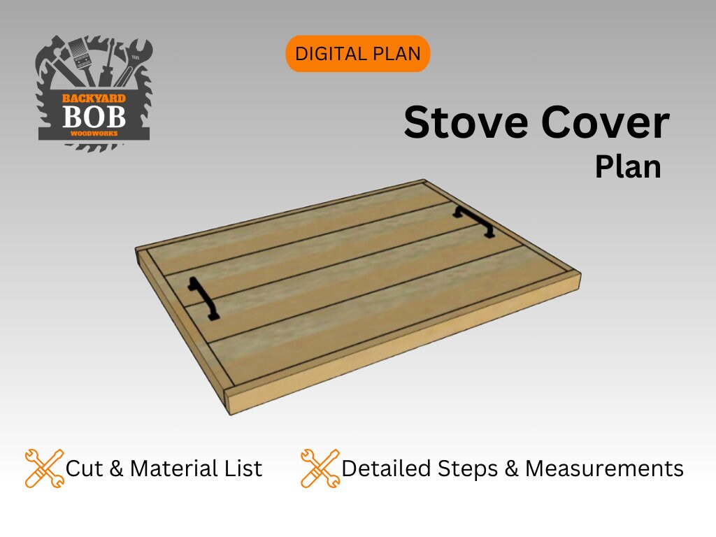 Stove Cover DIY Build Plan / Noodle Board / Digital Plans / Woodworking ...