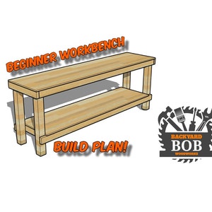 Simple DIY Beginner Workbench Plan / Digital Plans / - Etsy