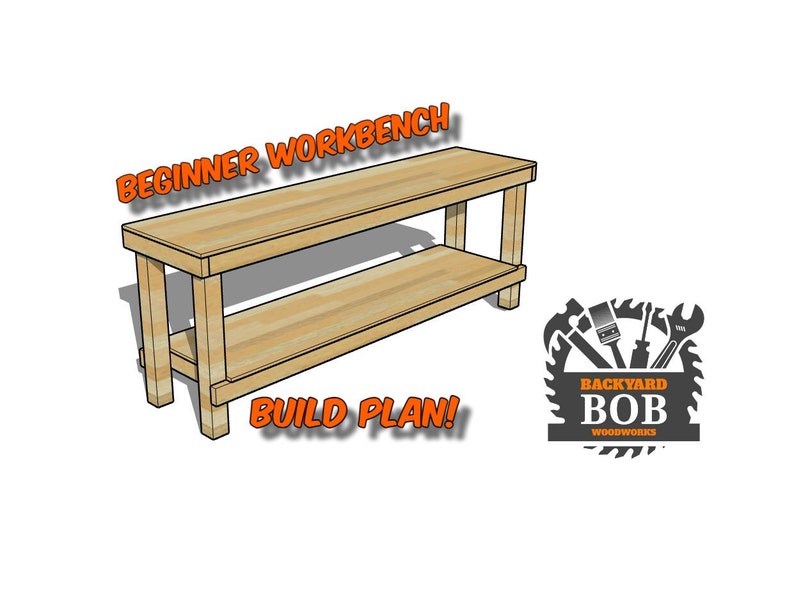 Simple DIY Beginner Workbench Plan / Digital Plans / - Etsy