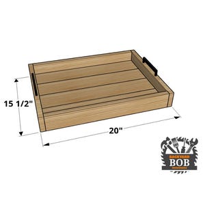 Simple DIY Serving Tray Plan / Digital Plans / Woodworking Plans ...