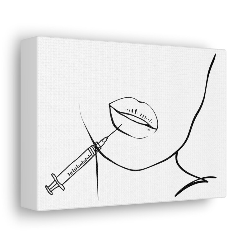 Botox Art, Lip Art, Lip Filler Print, Cosmetic Surgery Decor ...