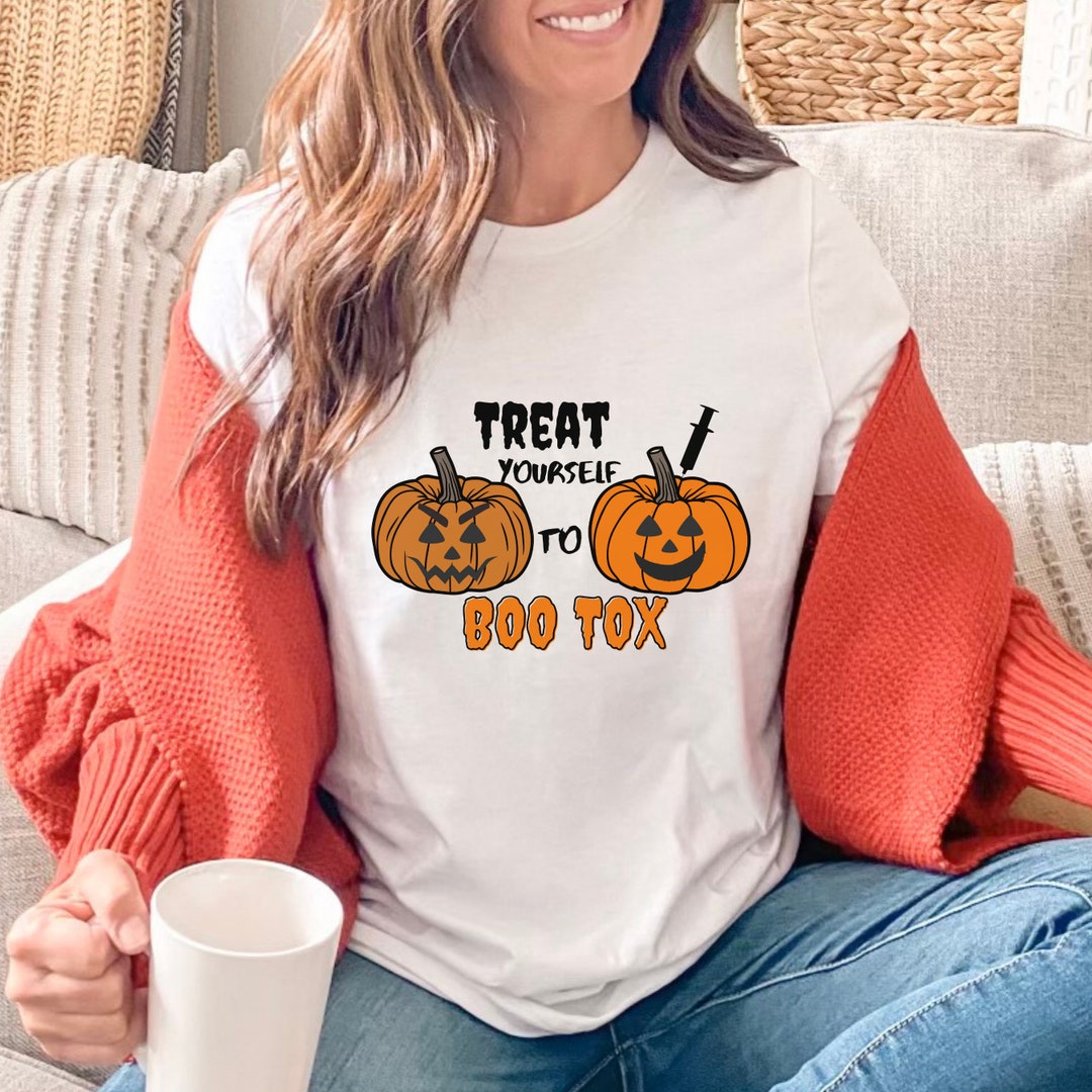 Botox Halloween Shirt, Treat Yourself to Bootox, Aesthetic Nurse, Botox ...