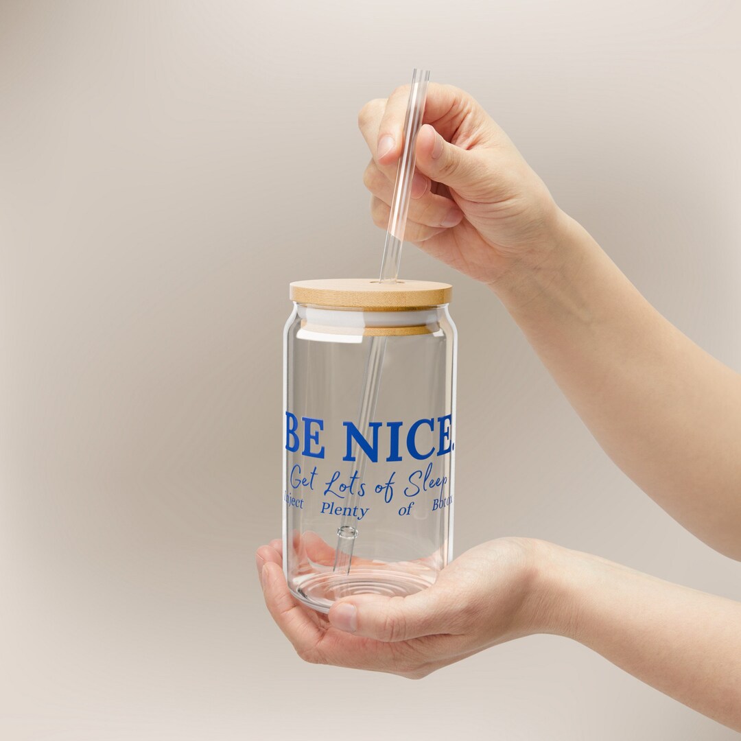 Botox Glass, Medspa Gift, Derm Gift, Aesthetician Water Bottle, Bamboo ...