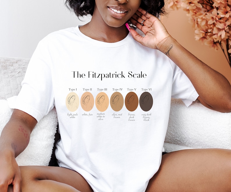 Fitzpatrick Scale, Dermatologist Art, Botox Shirt, Dermatologist Shirt ...