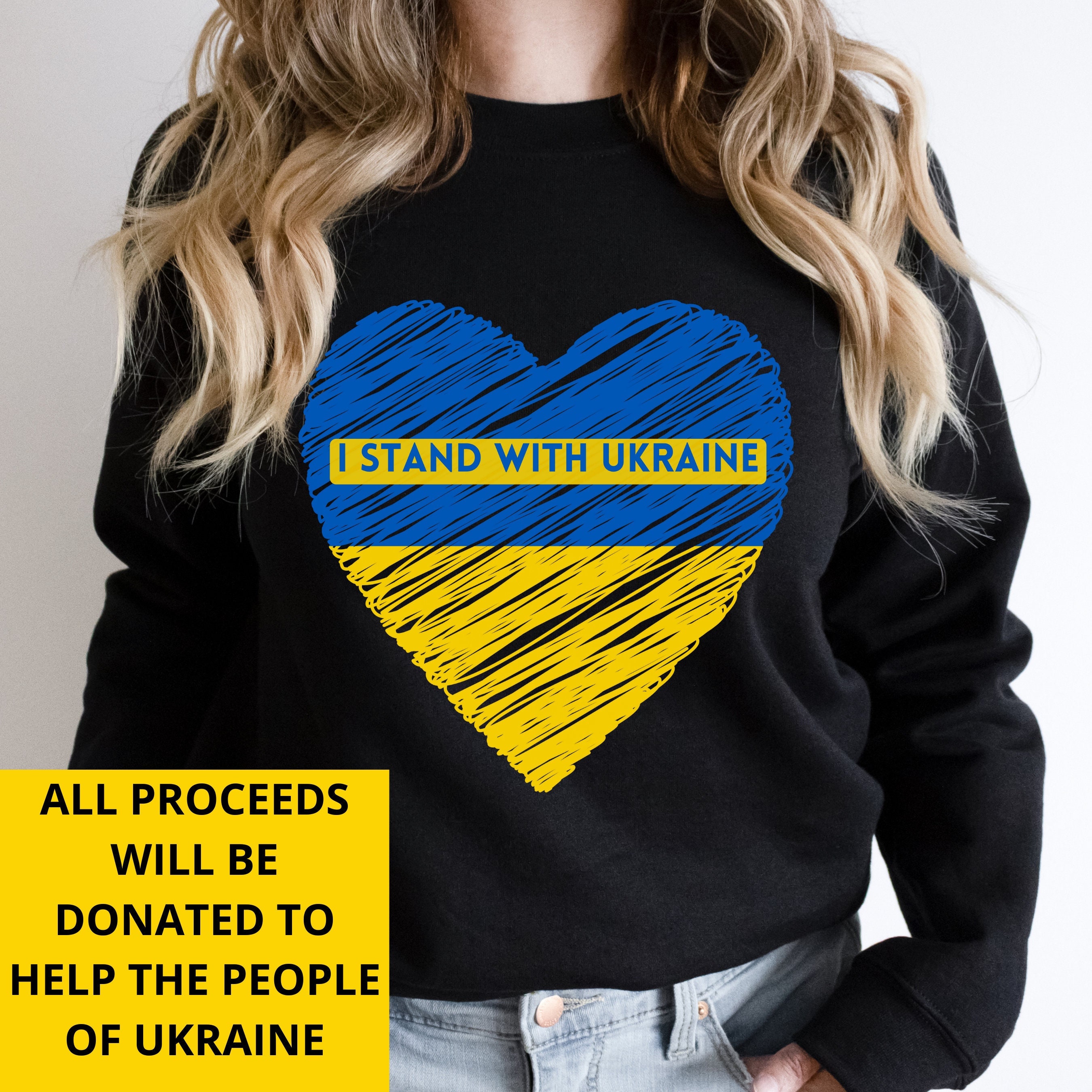 Ukraine Shirt Ukraine Flag I STAND WITH UKRAINE Support - Etsy