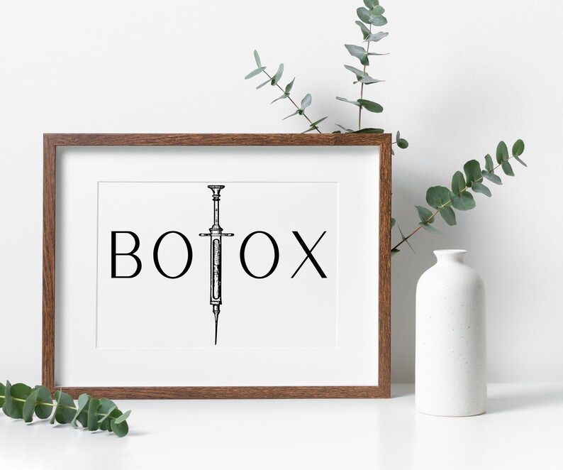 Botox Needle Art, Lip Art, Lip Filler Digital Print, Cosmetic Surgery ...