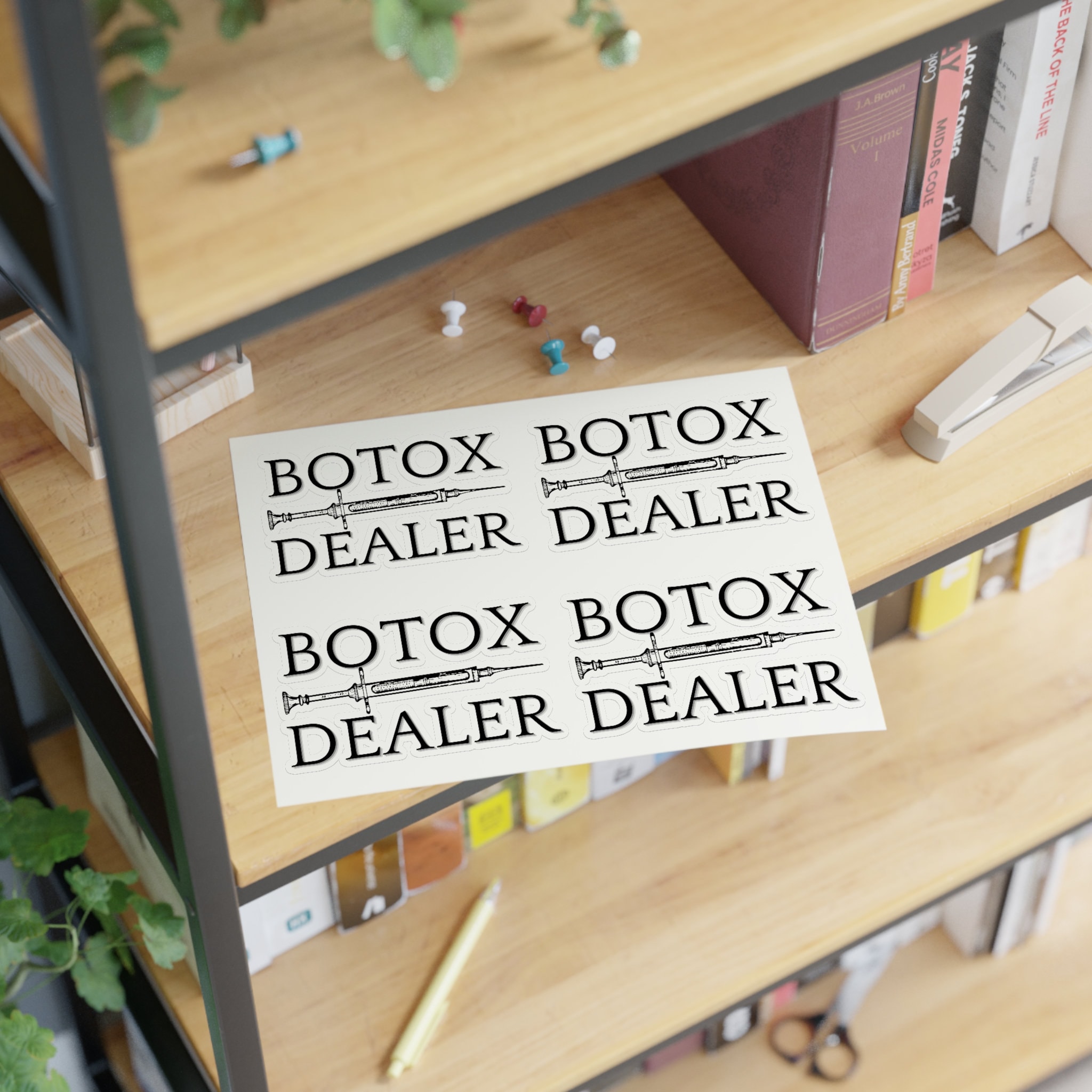 Botox Dealer Stickers, 4 Stickers, Botox Gift, Nurse Gift, Botox ...