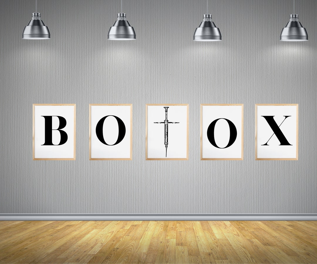 Medical Spa Art, Botox and Filler Wall Art, Poster for Botox, Digital ...