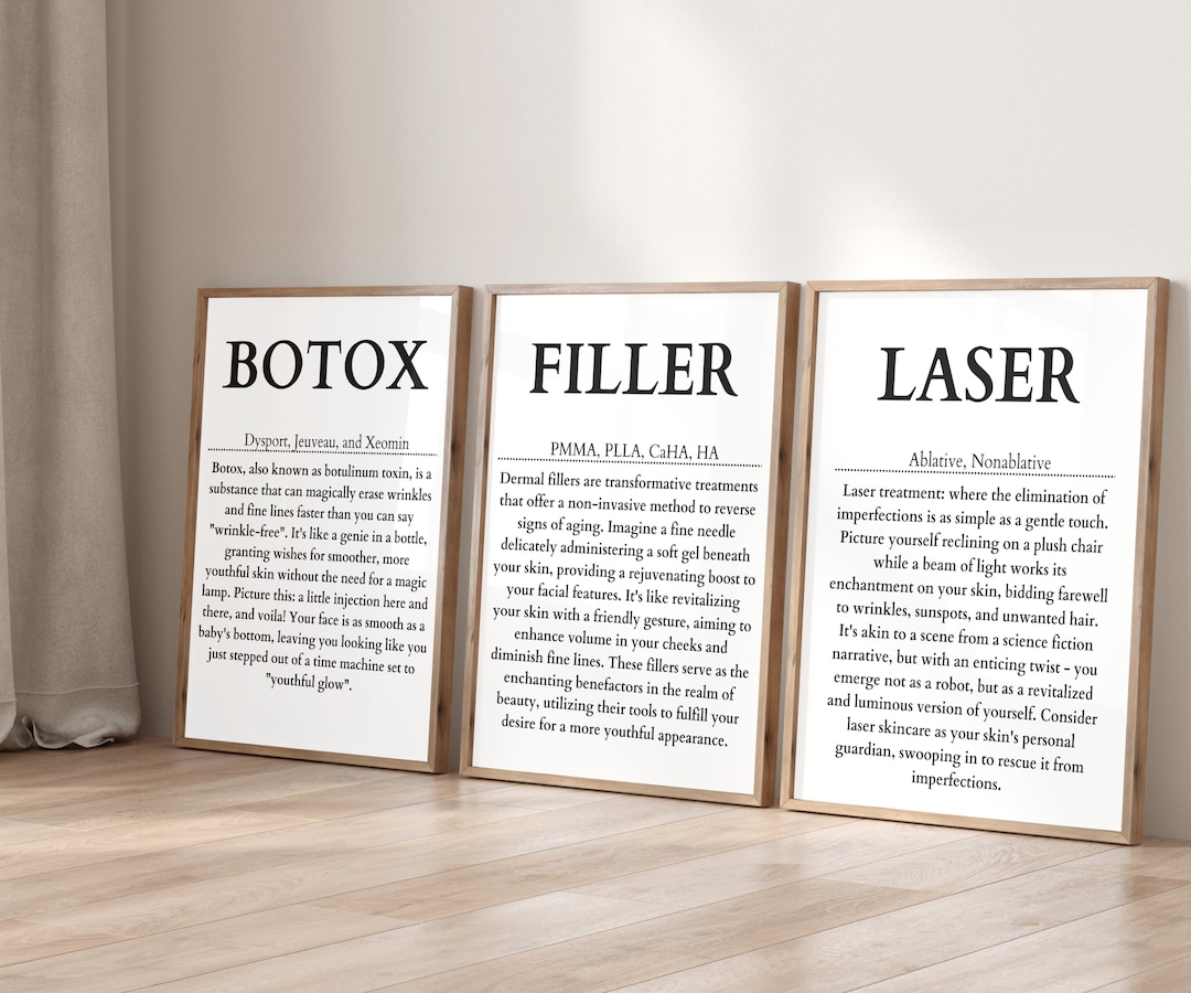 Dermatology Office Waiting Room Decor, Botox Filler Chemical Peel Laser ...