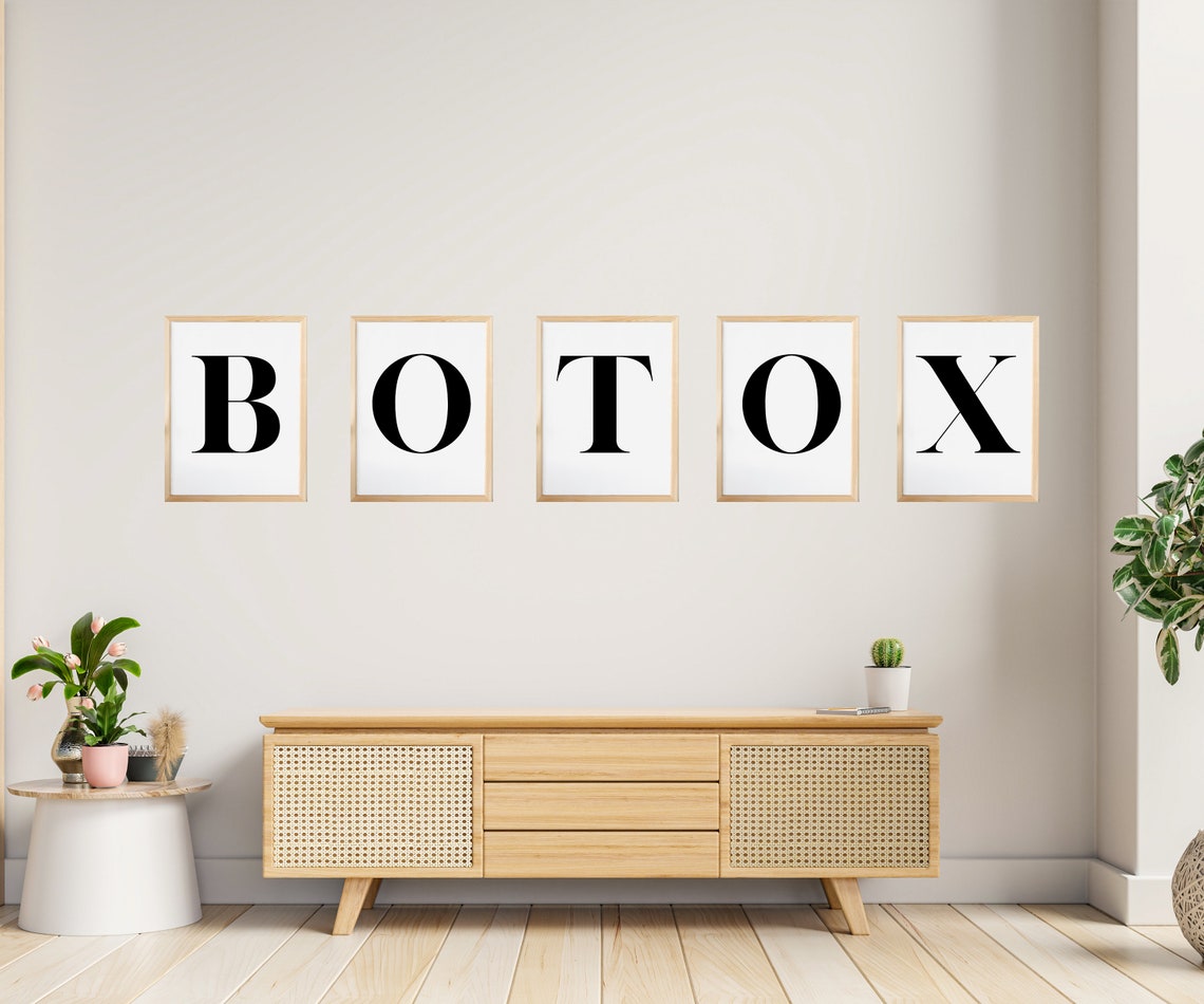 Botox Art, Botox and Filler Wall Art, Poster for Botox, Digital Art ...