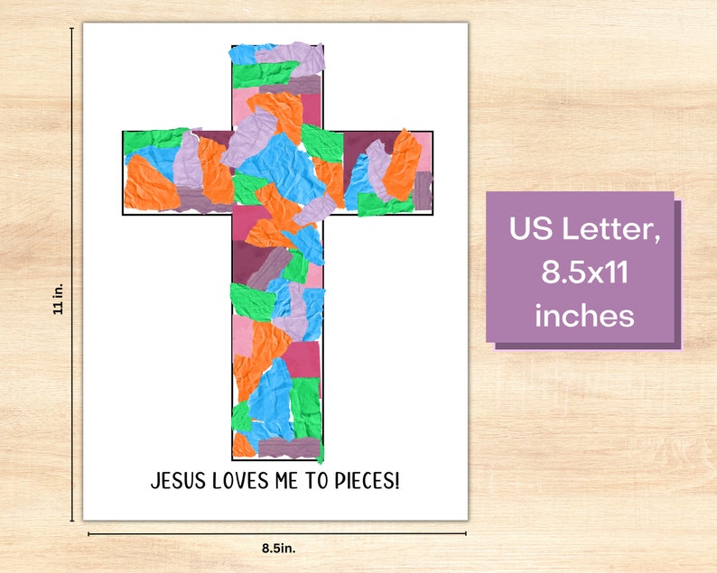 Easy Easter Cross Craft for Kids | Simple Sunday School Craft for ...