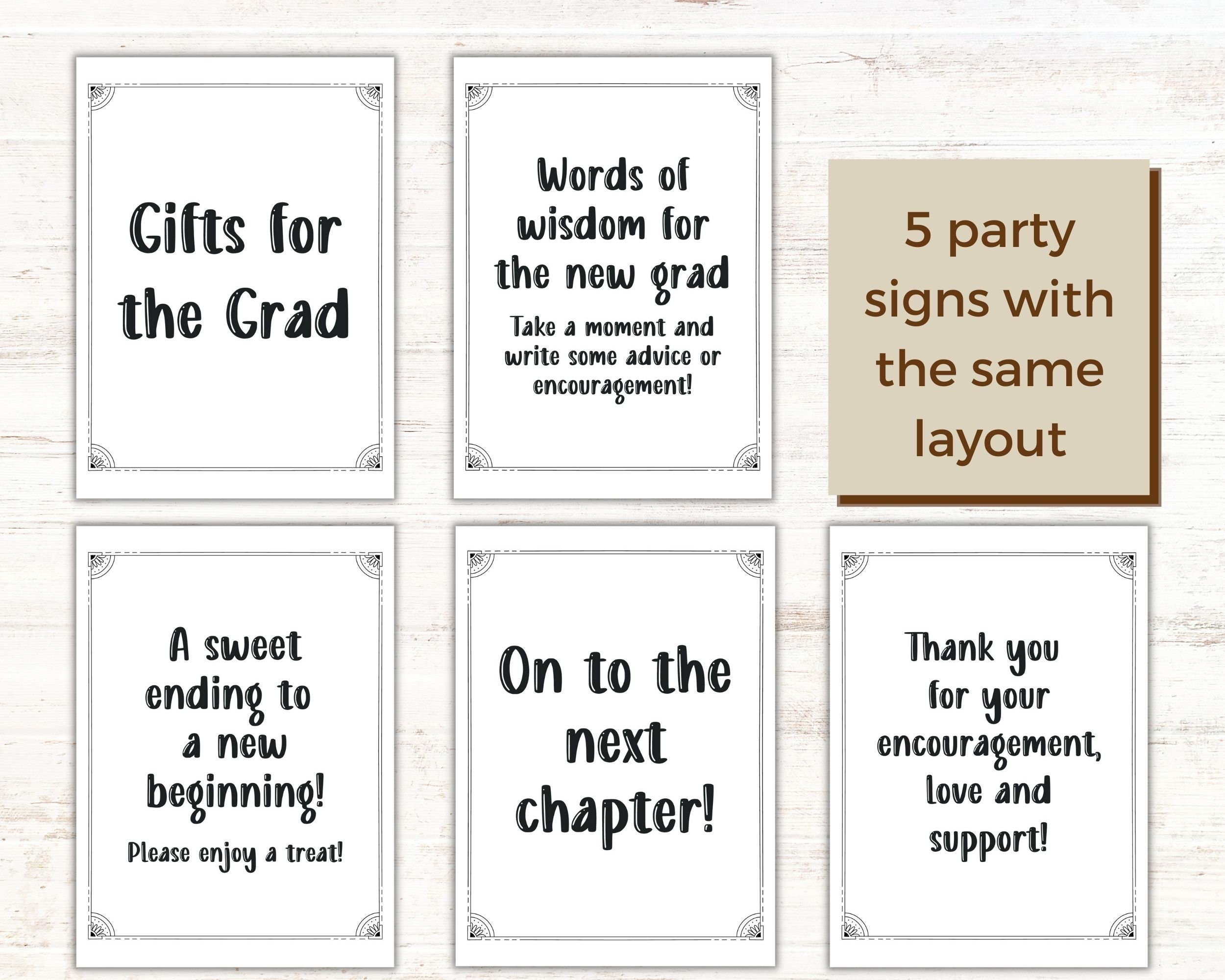 Printable Graduation Decoration Bundle Christian Graduation Decorations ...
