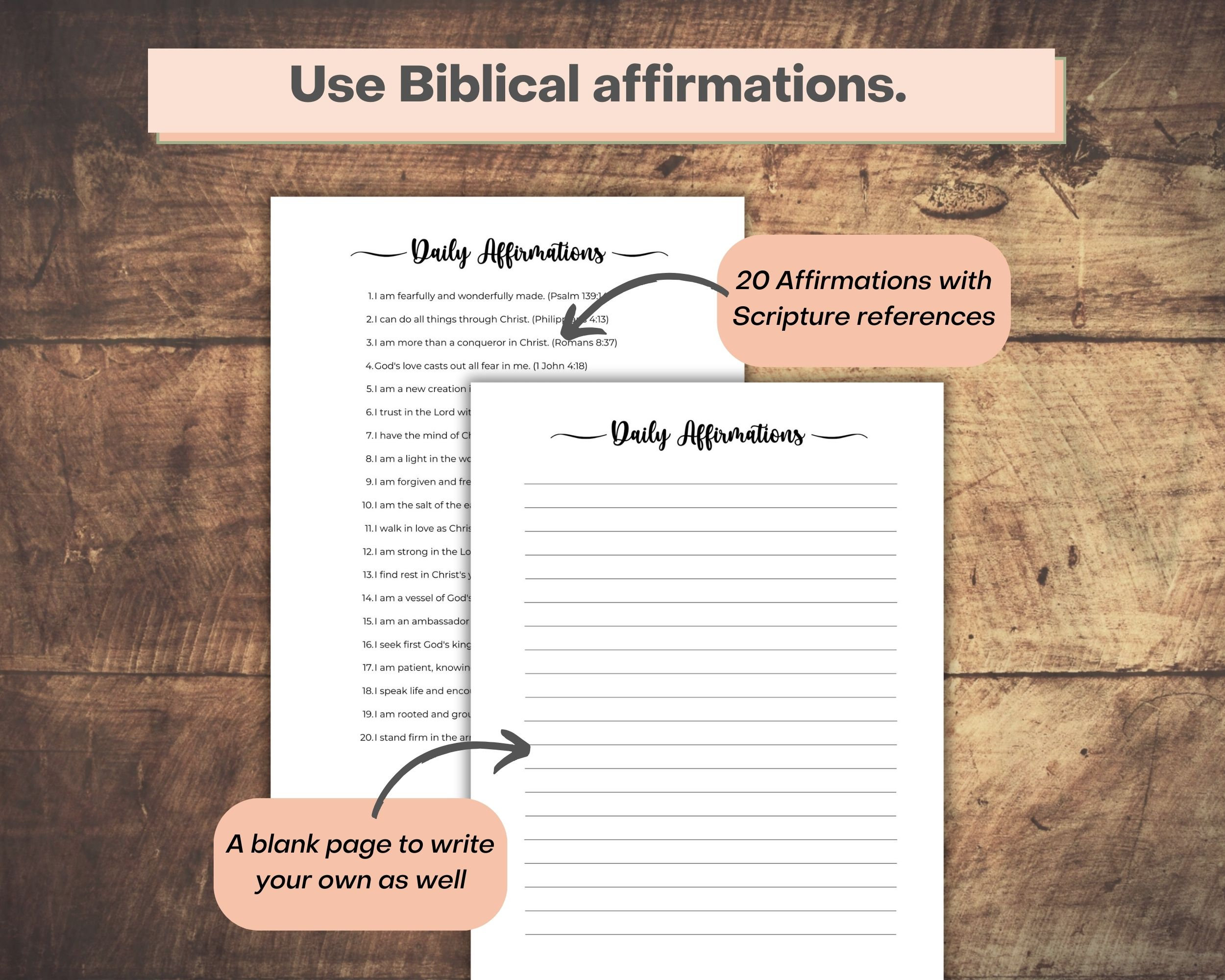 Prayer Journal Printable, Bible Study Guide, Gratitude Journal, Digital ...