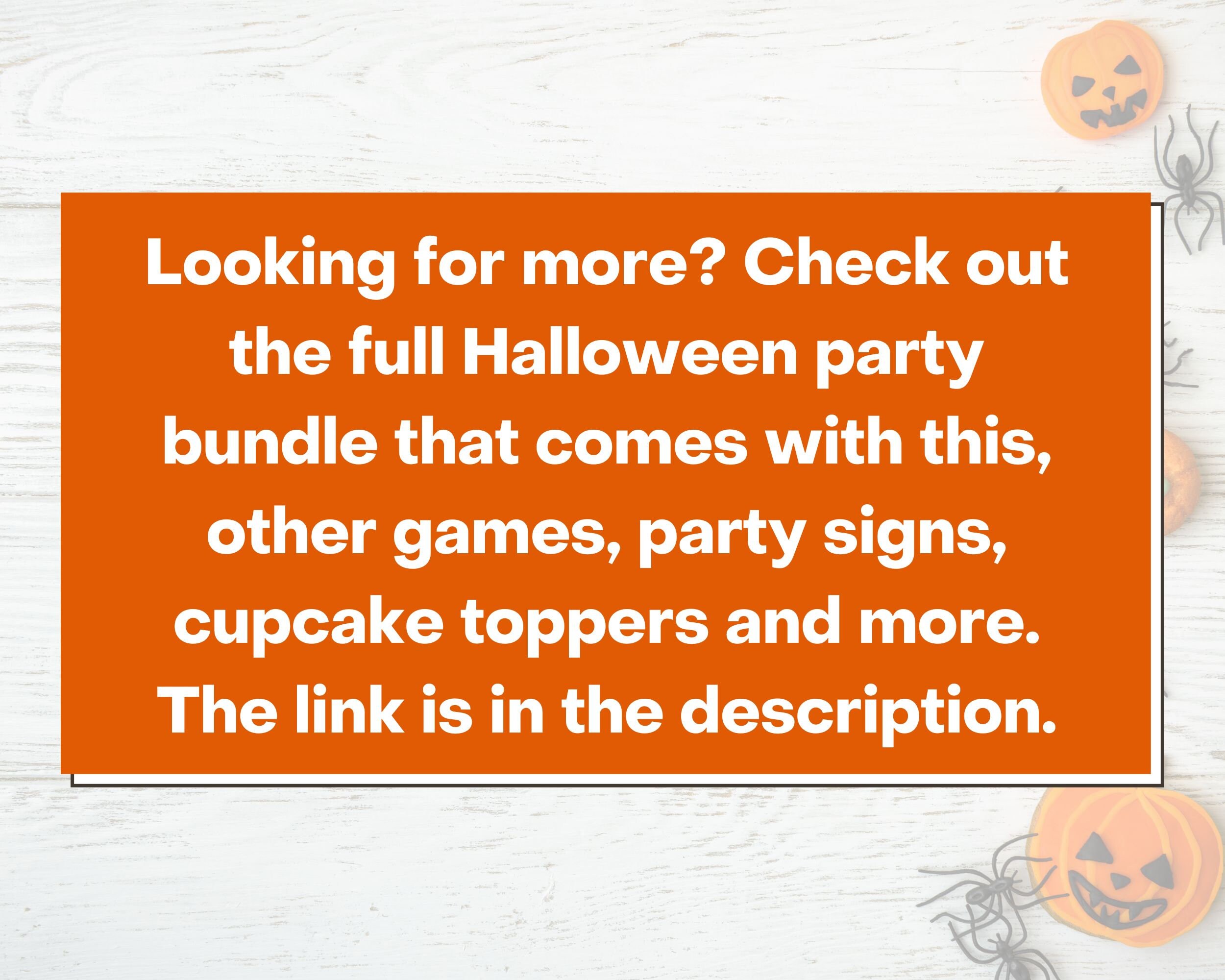 Halloween Game Printable Riddles Game Halloween Brain Teasers Halloween ...